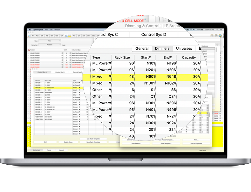 How To Print Color Totals Lightwright 6 Mserlsg
